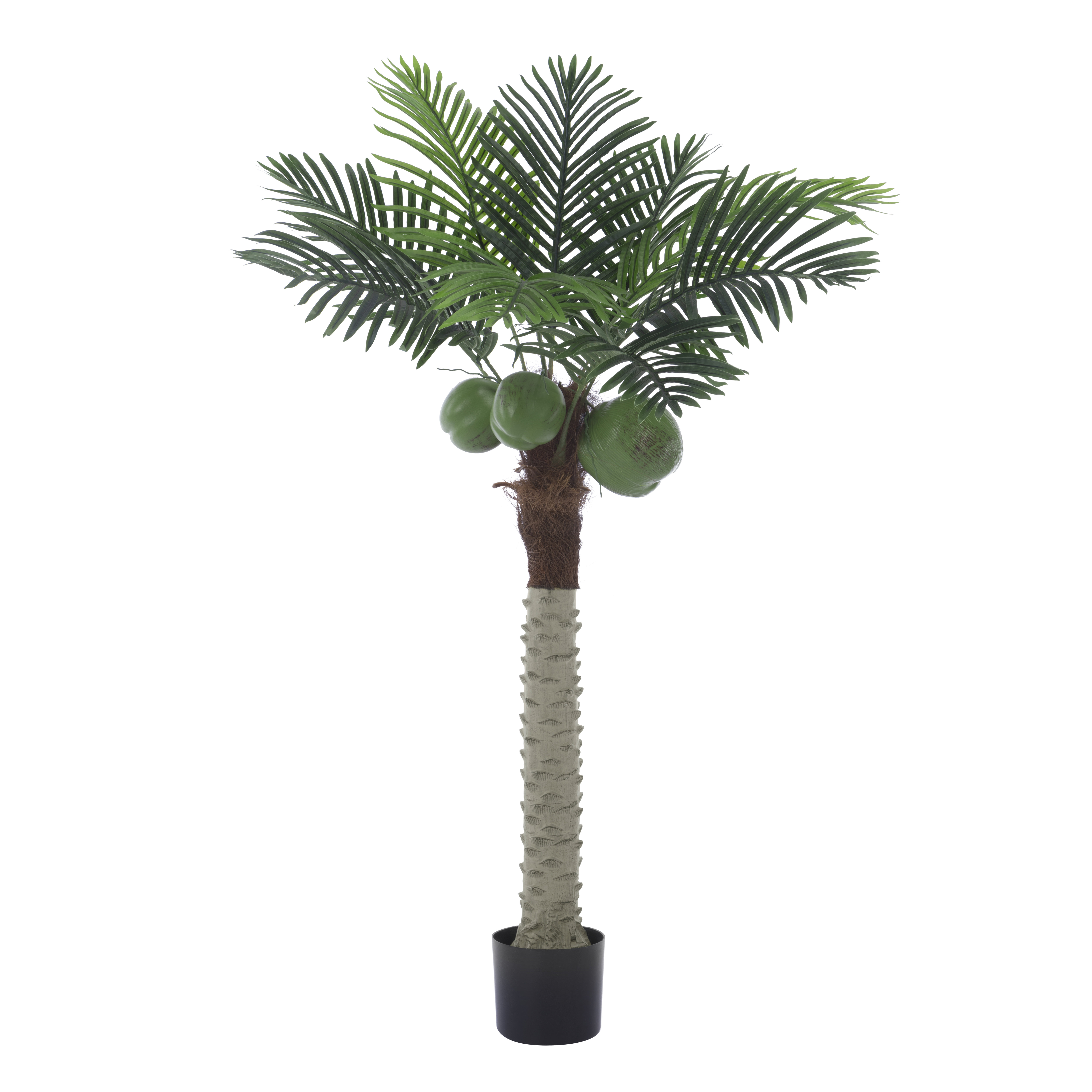 Primrue Artificial Palm Trees Faux Plant Fake Coconut Palm Tree In Pot ...