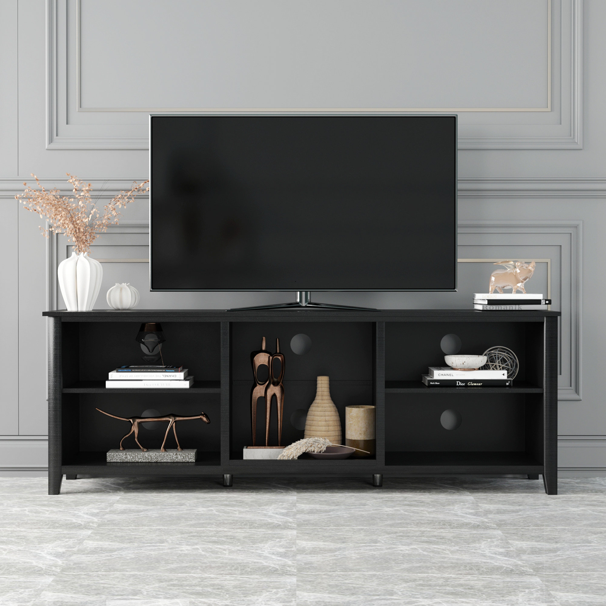 Winston Porter Sharann 70.08'' Media Console | Wayfair