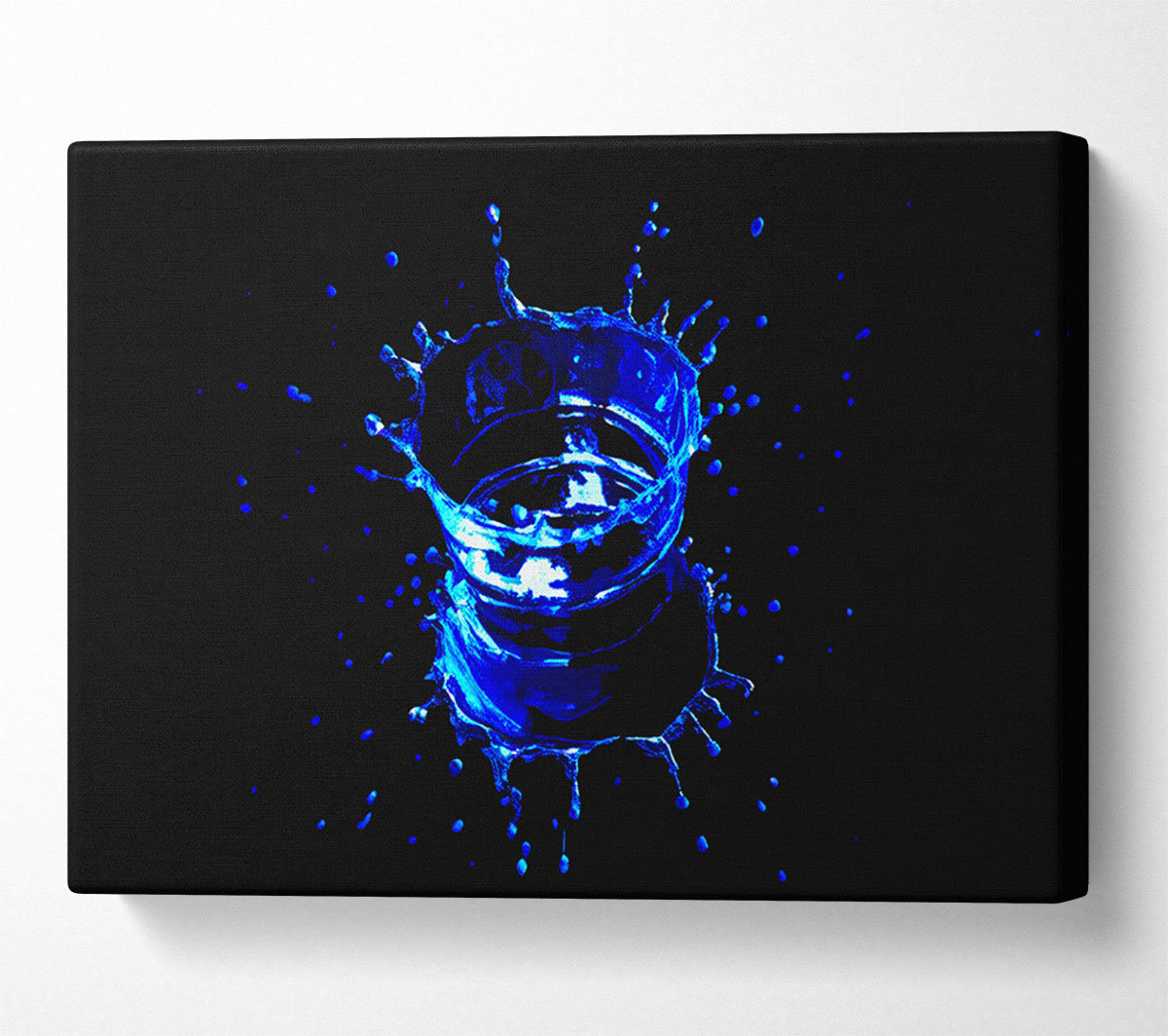 17 Stories Electric Blue Water Drop - Print | Wayfair.co.uk