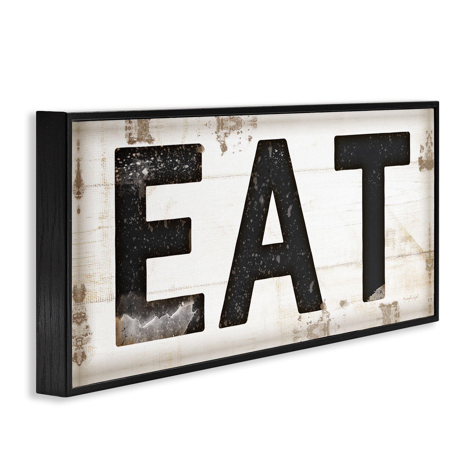 Ophelia & Co. Eat Typography Vintage Sign Giclee Art by Jennifer Pugh ...