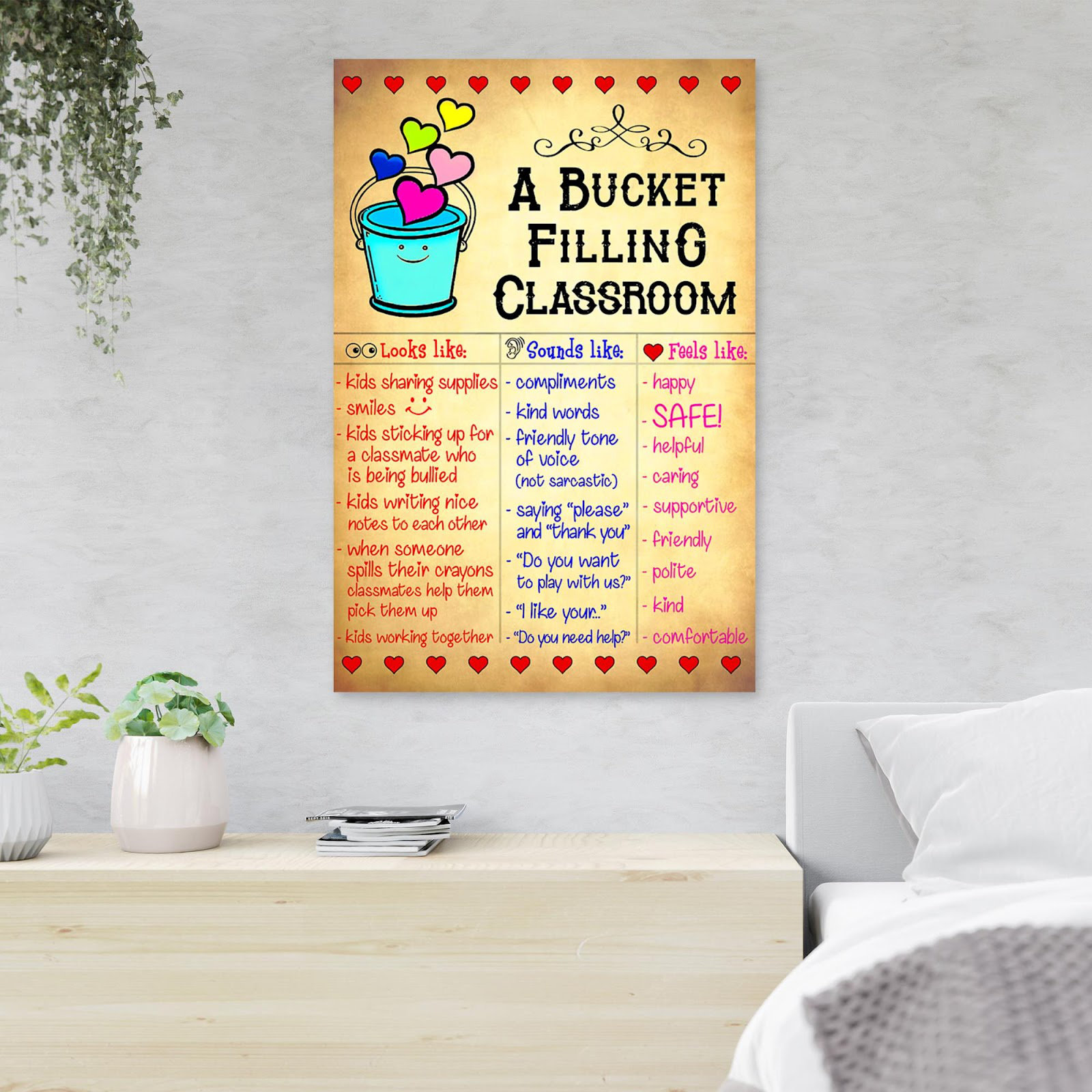 Trinx A Funny Bucket - A Bucket Filling Classroom - 1 Piece Rectangle ...