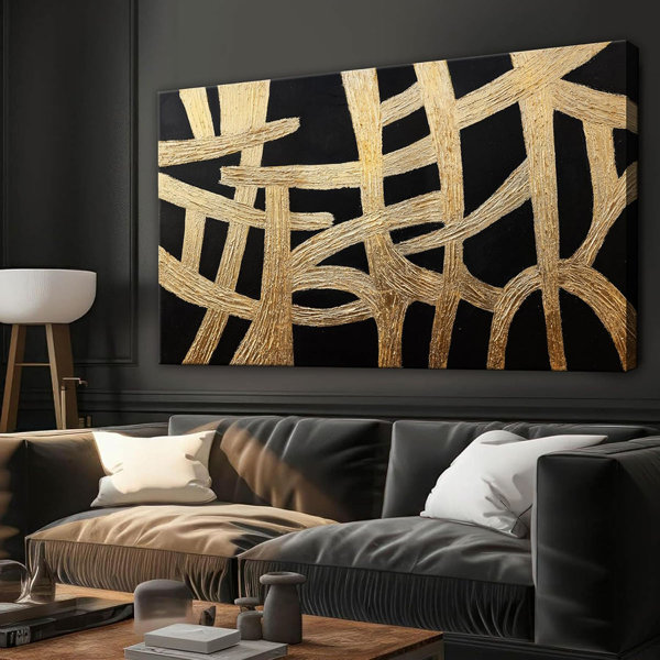 House of Hampton® Abstract Canvans Wall Art Paintings Modern Wall Art ...