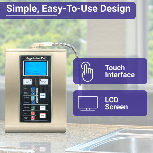 Aqua Ionizer Pro Aqua Ionizer Deluxe 7.5 Alkaline Water Ionizer | Wayfair