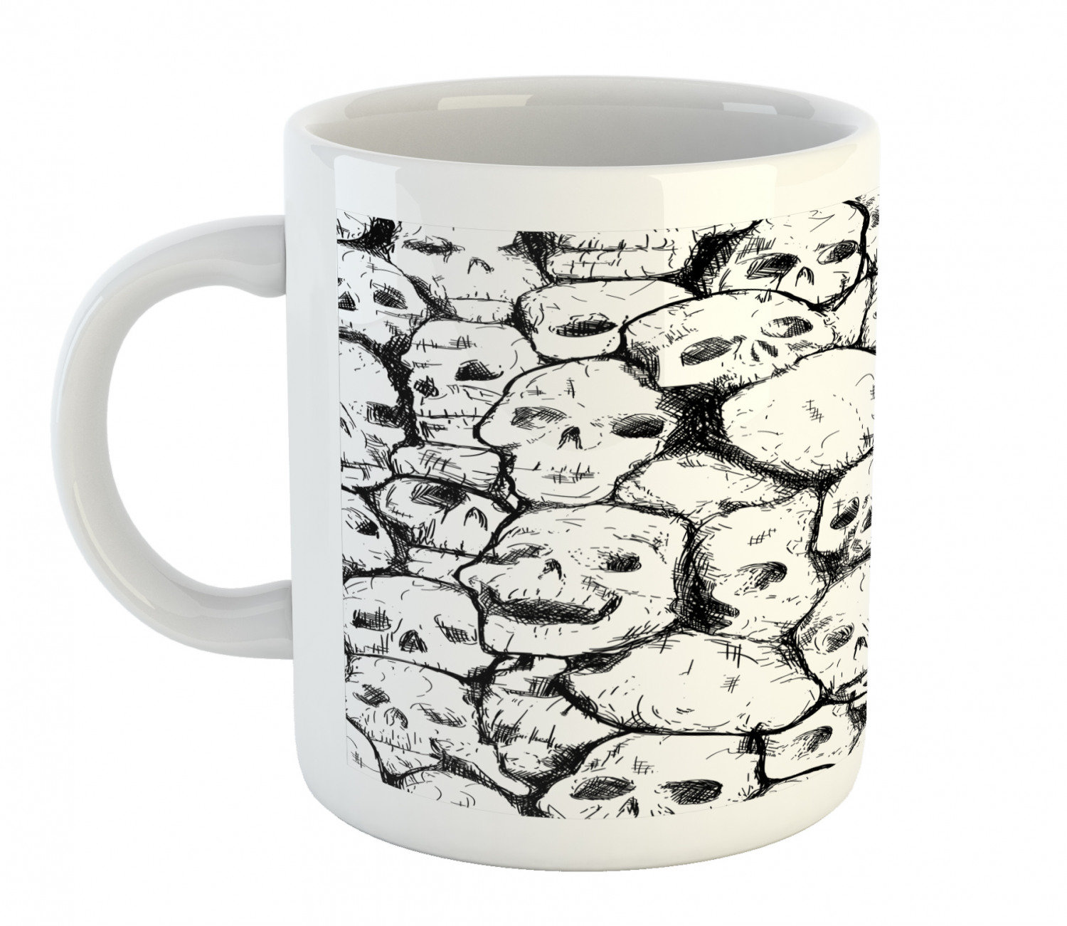 East Urban Home Skull Coffee Mug | Wayfair