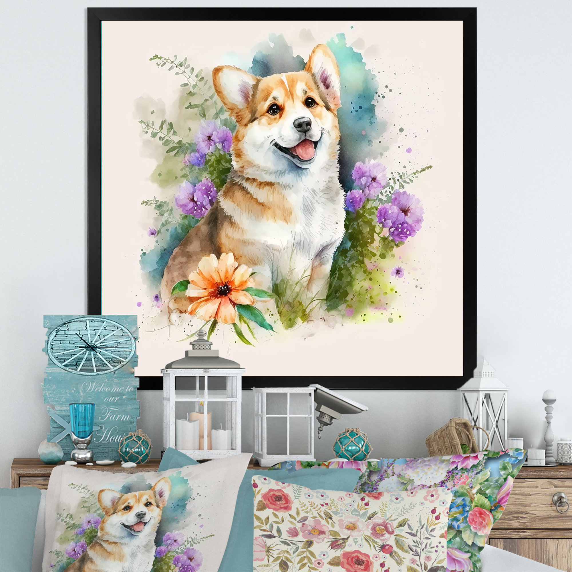 Red Barrel Studio Cute Little Corgi Dog Cute Little Corgi Dog - Print ...