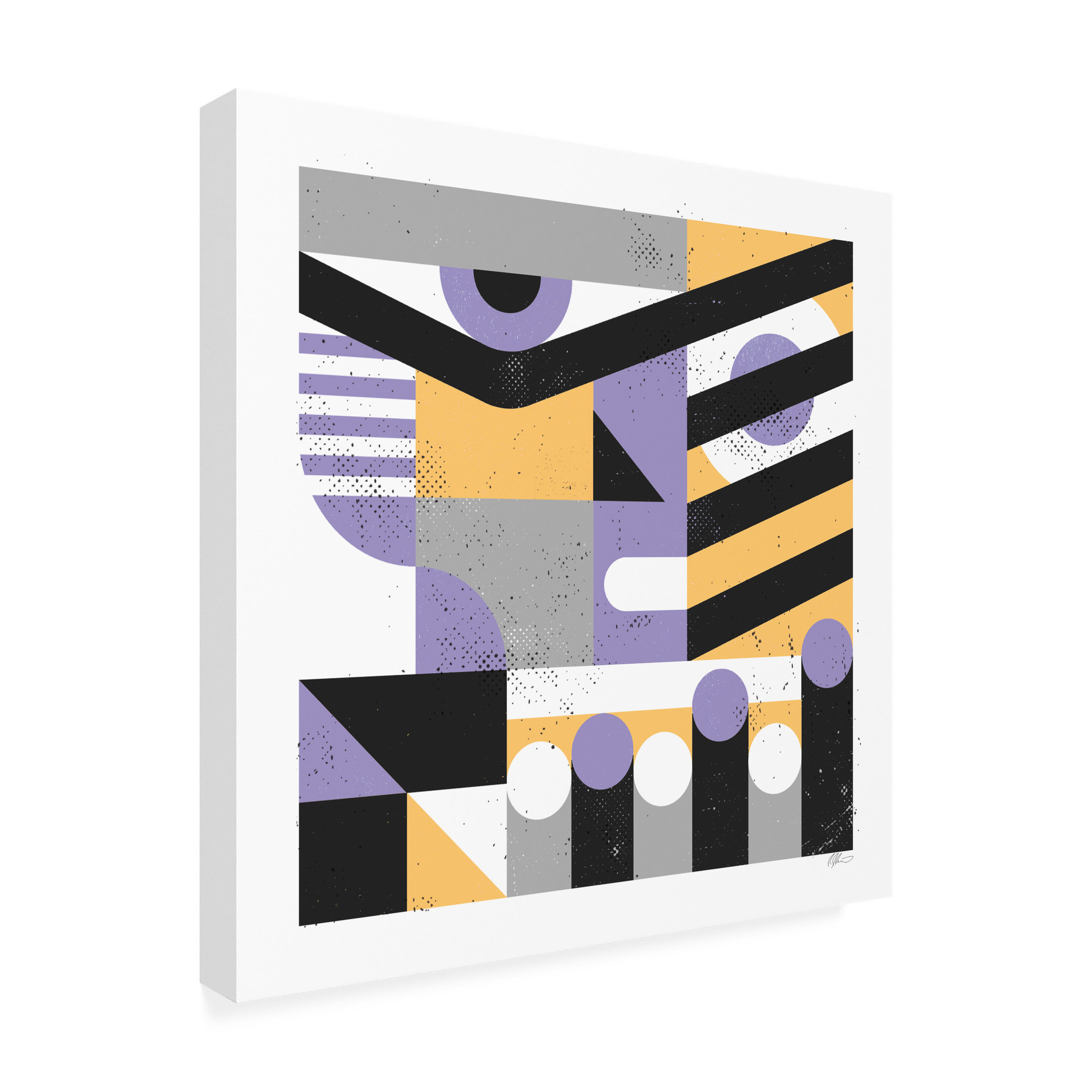 Corrigan Studio® Robert John Paterson 'Abstract Face' Canvas Art | Wayfair
