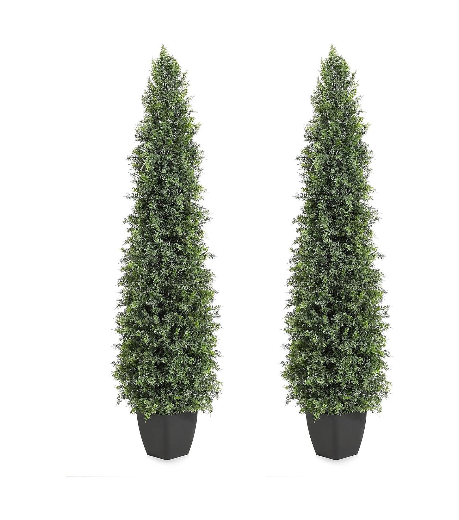 Primrue Faux Cedar Tree, Outdoor Front Porch Decor - Wayfair Canada
