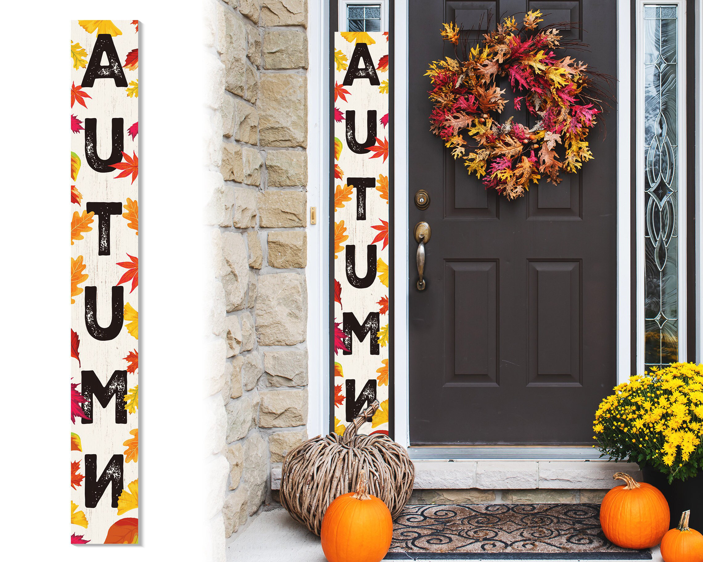 The Holiday Aisle® Amirea Wood Wall Mounted Outdoor Decoration | Wayfair
