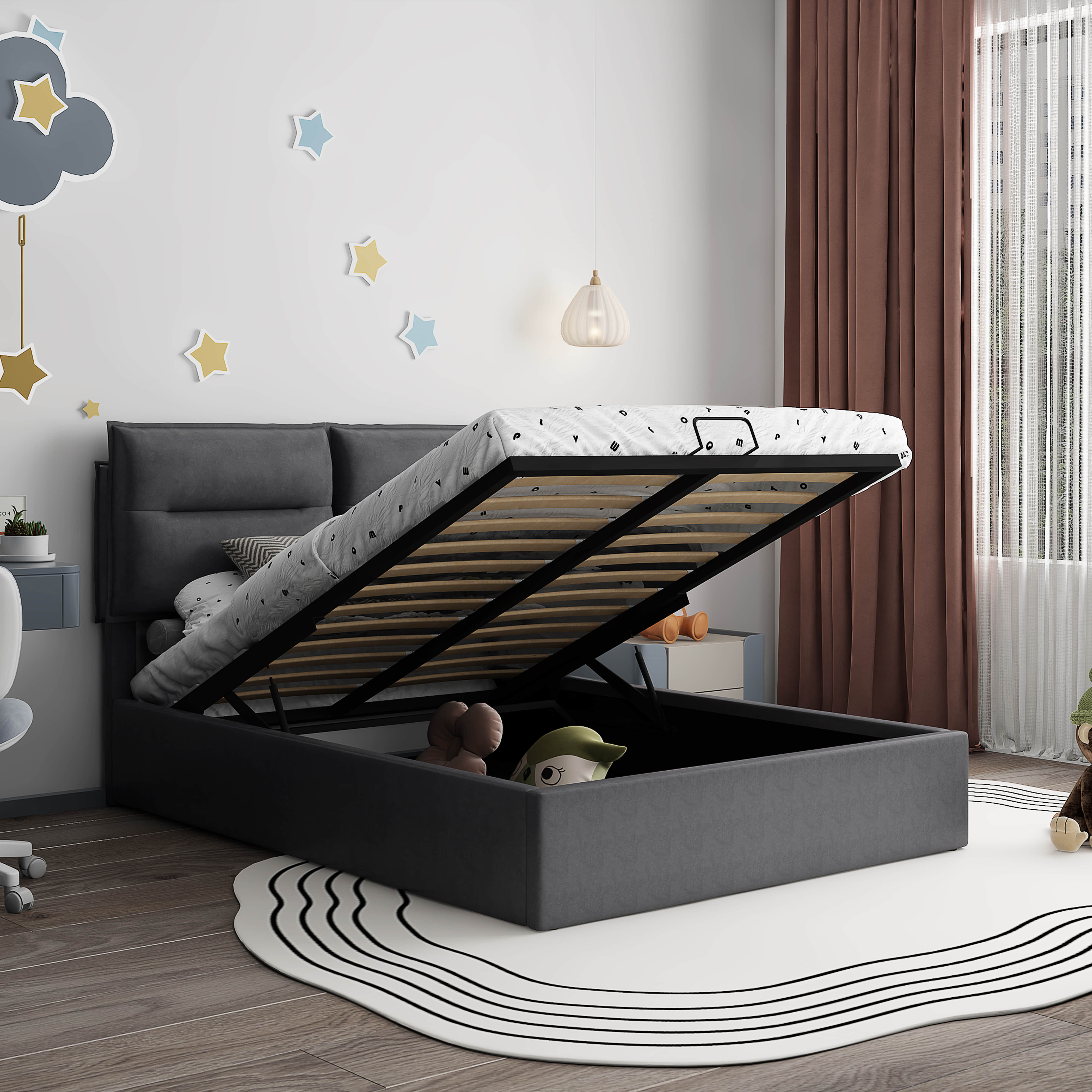 Latitude Run® Deaysia Upholstered Storage Bed | Wayfair