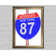 Happy Larry Interstate 87 Sign - Single Picture Frame Art Prints ...