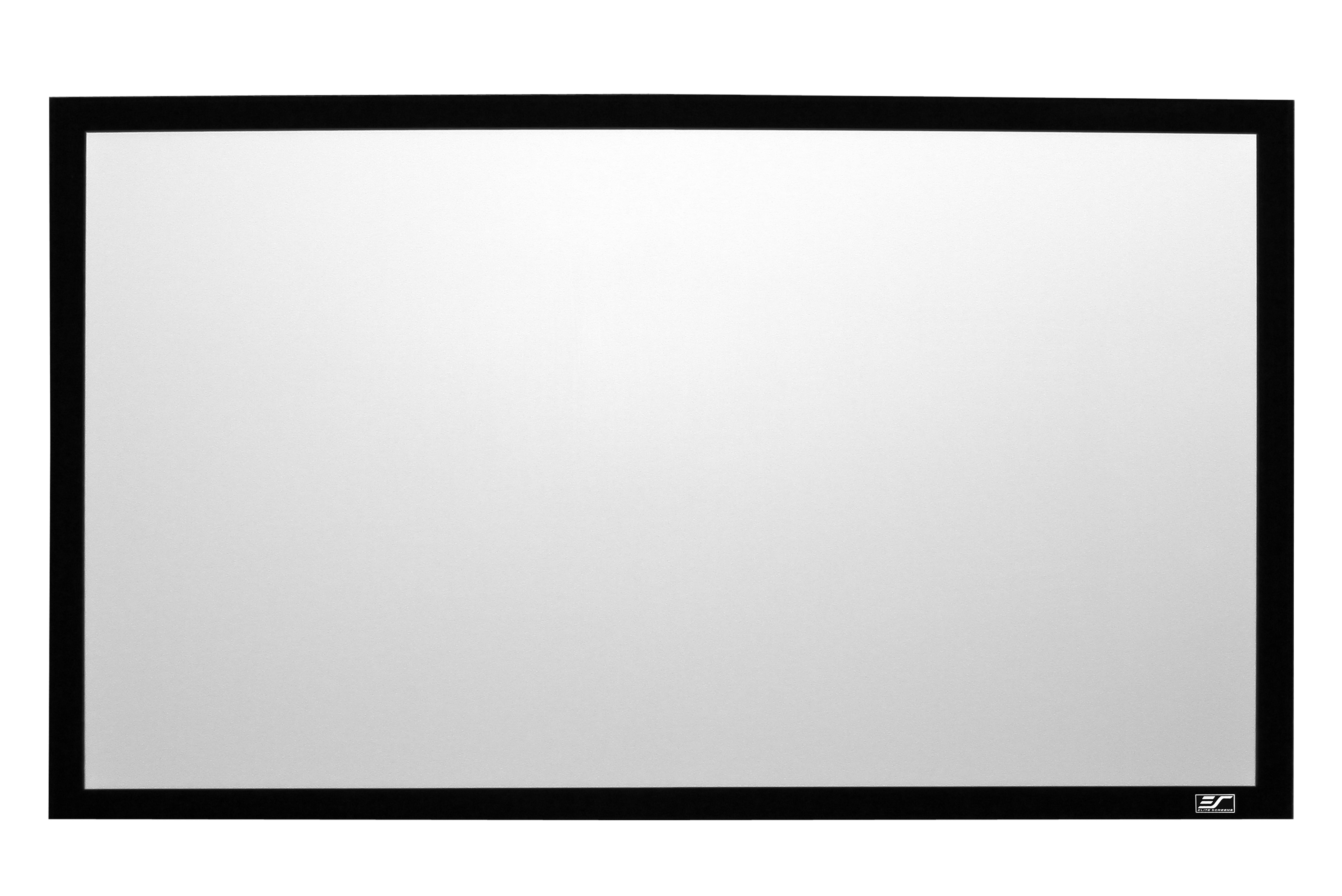 Elite Screens Sable Frame White Fixed Frame Wall/Ceiling Mounted ...