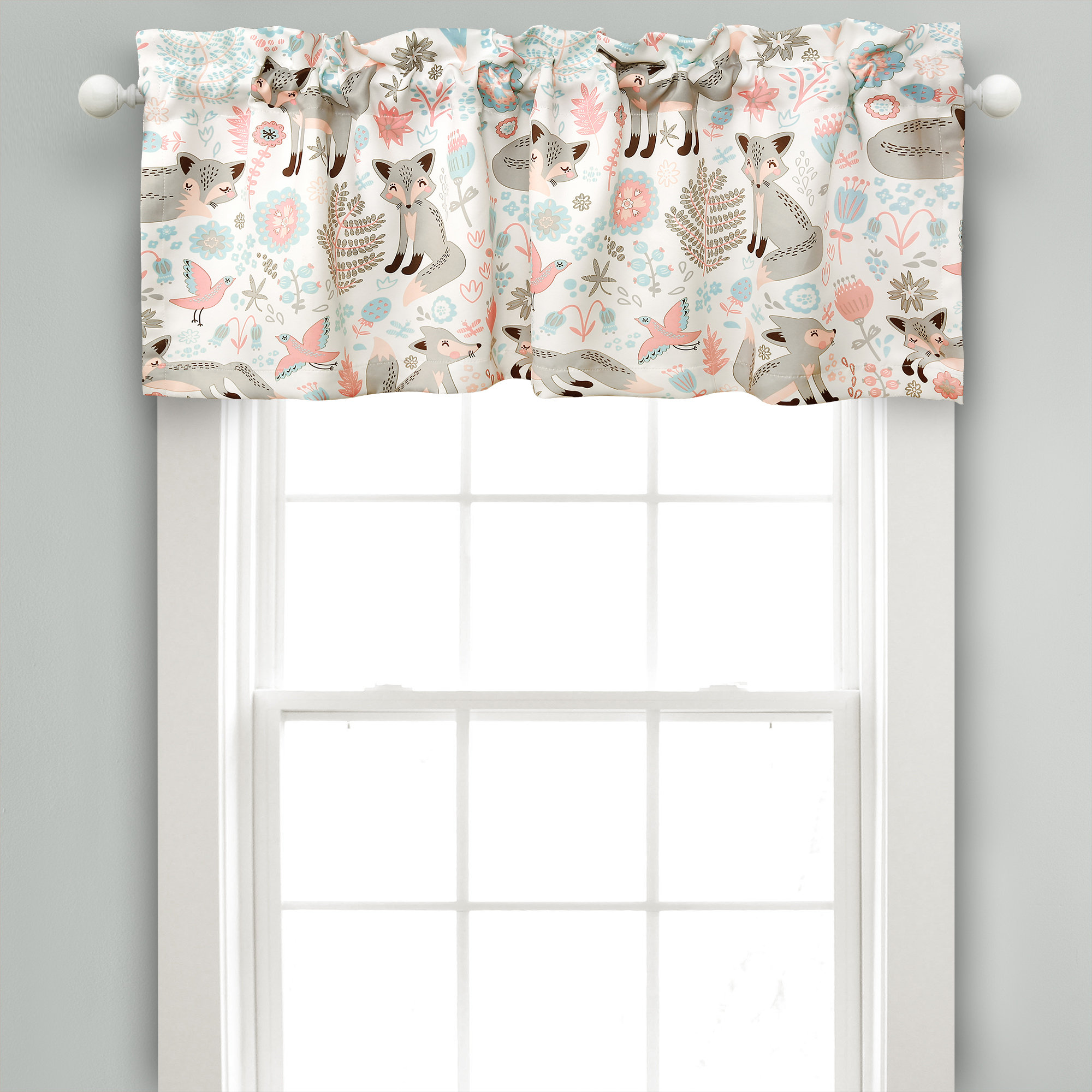 Lush Decor Pixie Fox 52" Window Valance | Wayfair