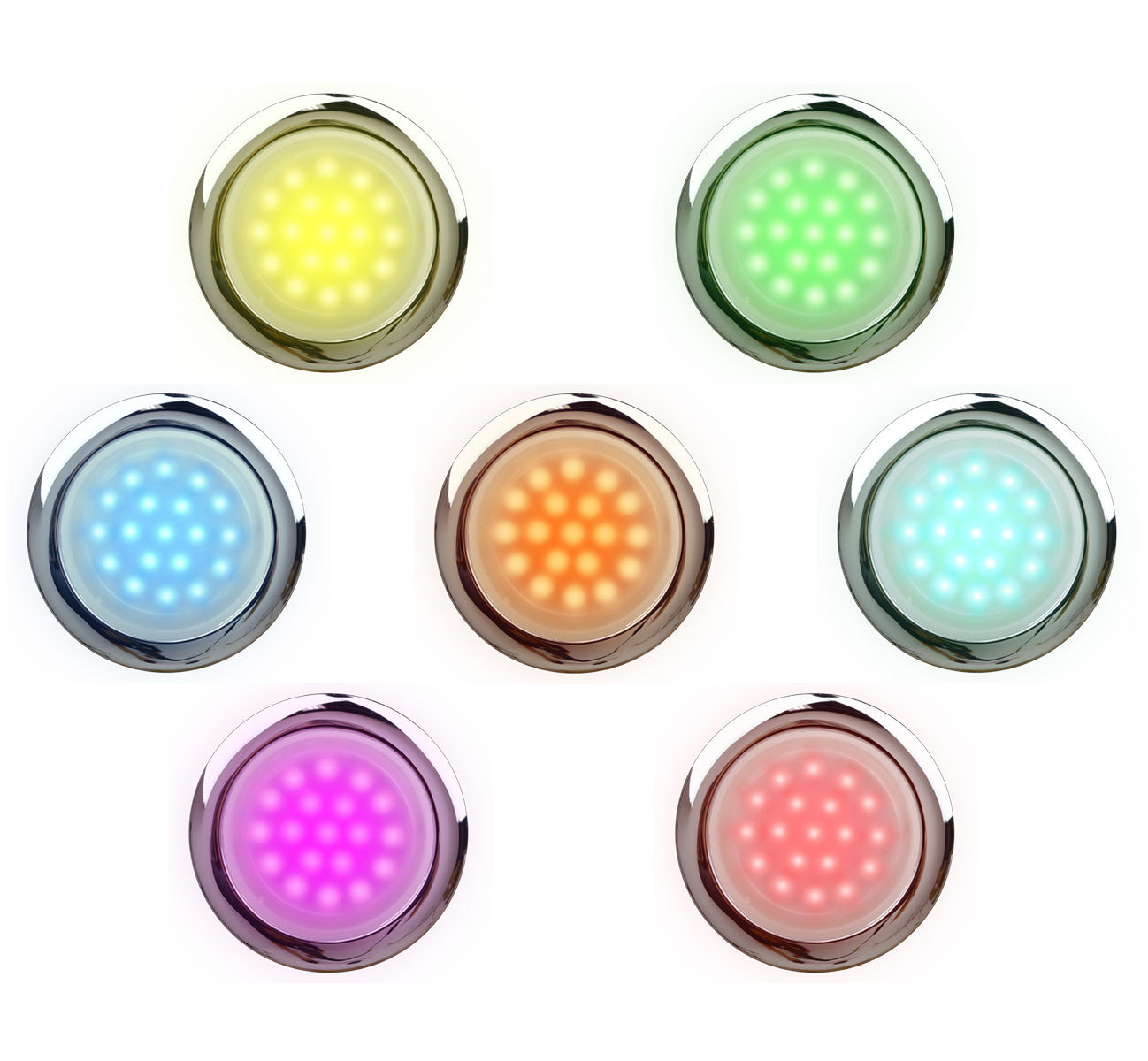 Steam Spa 7-Light LED Chrome Bath Sconce | Wayfair