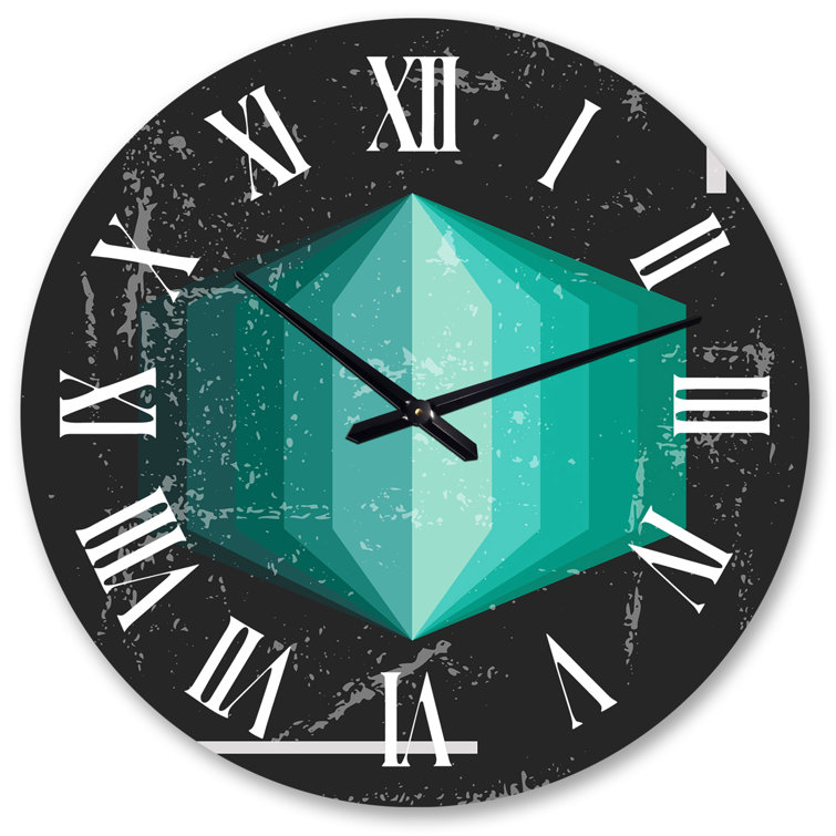 Bless international Grunge Gradiant Abstract Green Geometrics I - Mid ...