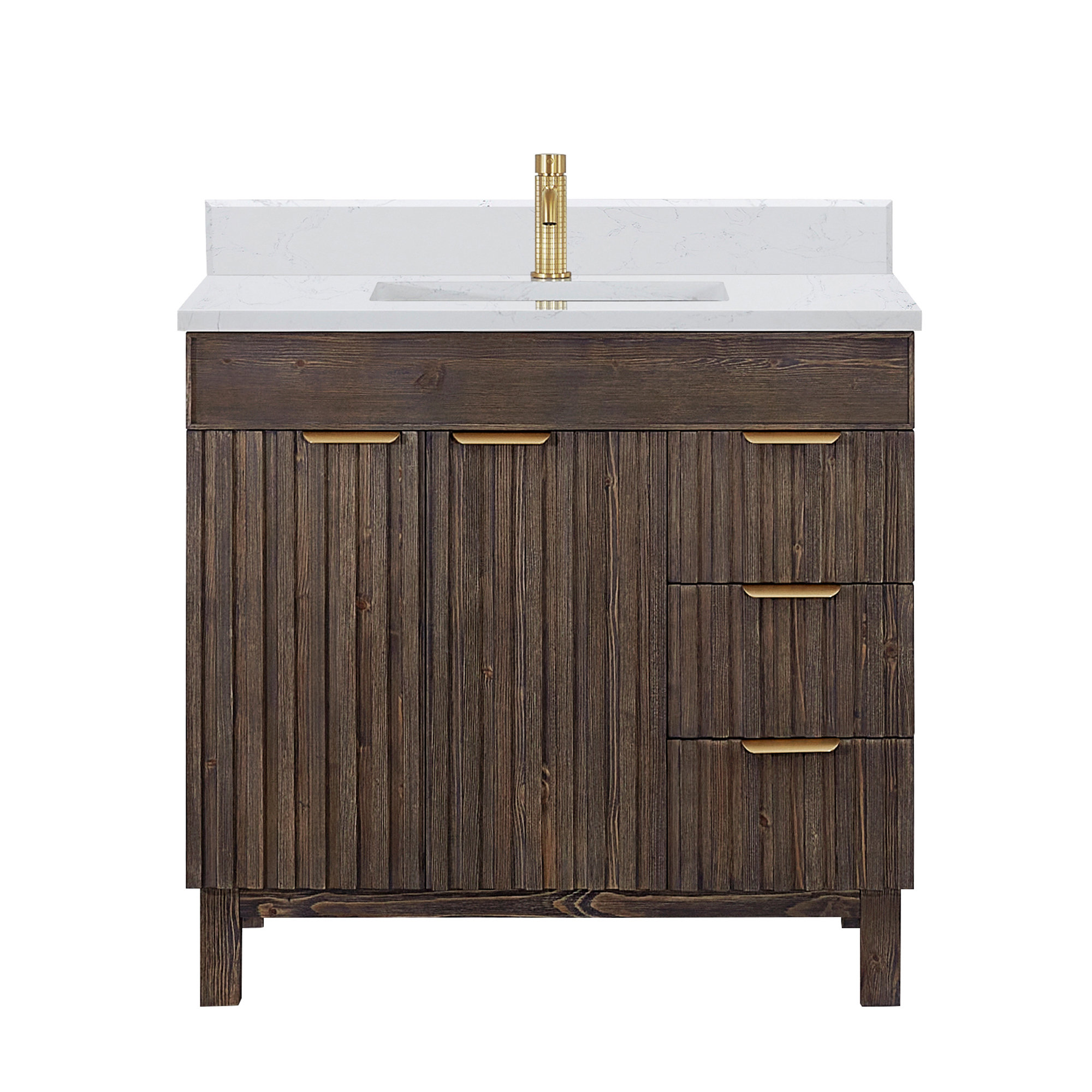 Joss & Main Anara 36 Free Standing Single Bathroom Vanity with Top ...