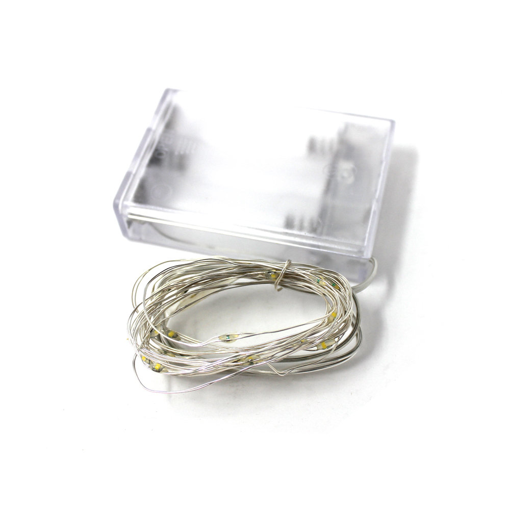 Perfect Holiday 10'' Indoor LED Battery Powered 30 - Bulb Rope String ...