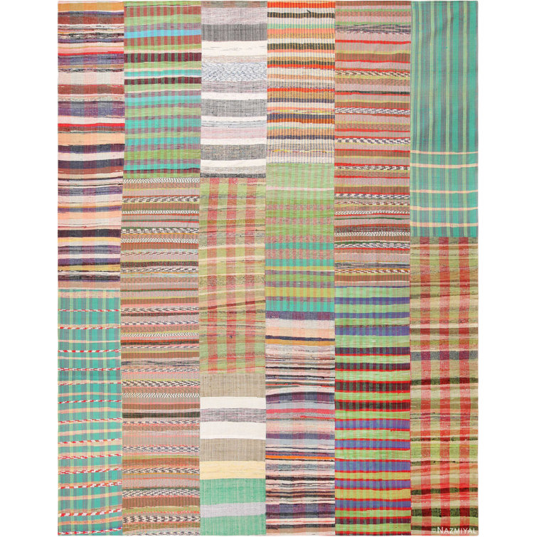 Nazmiyal Collection Modern Rag Rug | Wayfair