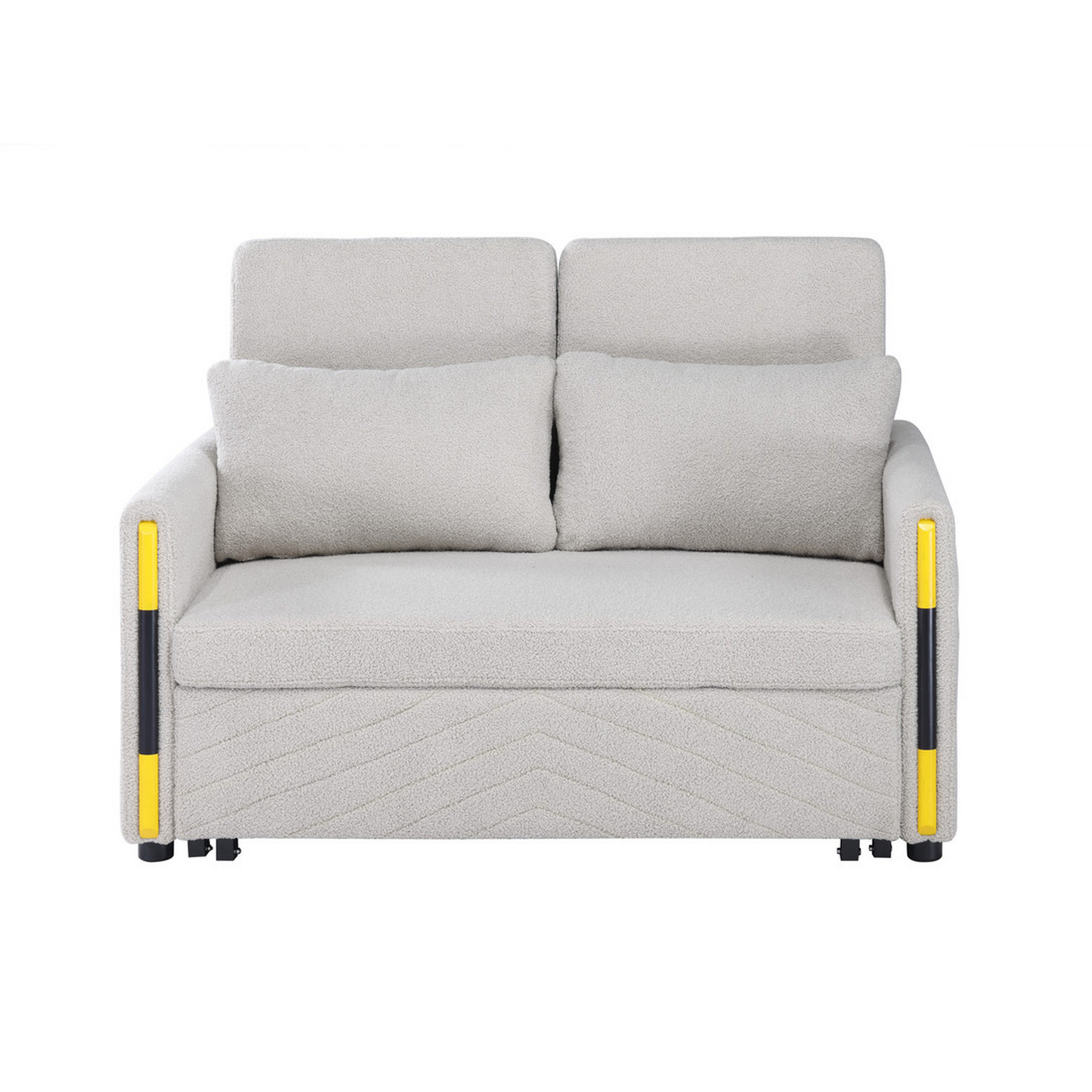 Latitude Run® Sconiers 55.5" Upholstered Sleeper Sofa | Wayfair