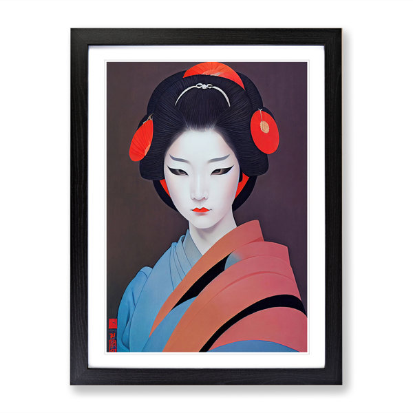 Marlow Home Co. XV1022-5358X Wondrous Geisha - Single Picture Frame Art ...