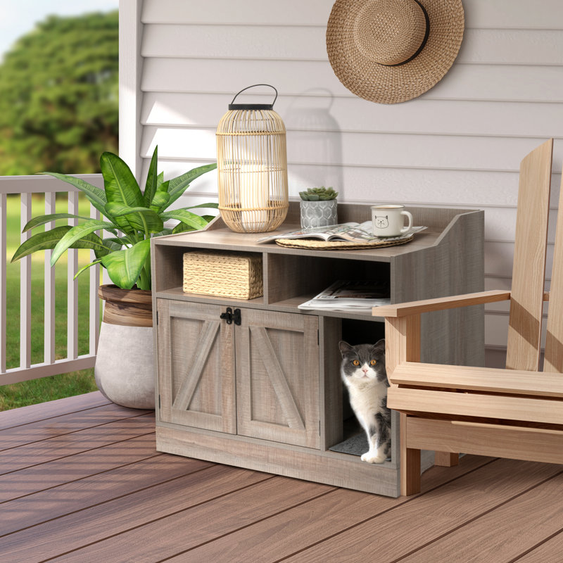 Tucker Murphy Pet™ Litter Box Enclosure & Reviews | Wayfair