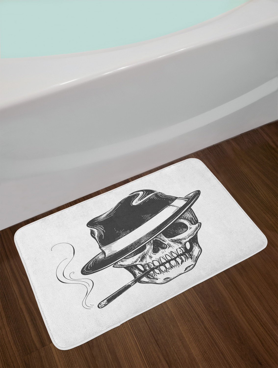 East Urban Home Monochromatic Graphic of a Deadly Smoking Gangster ...