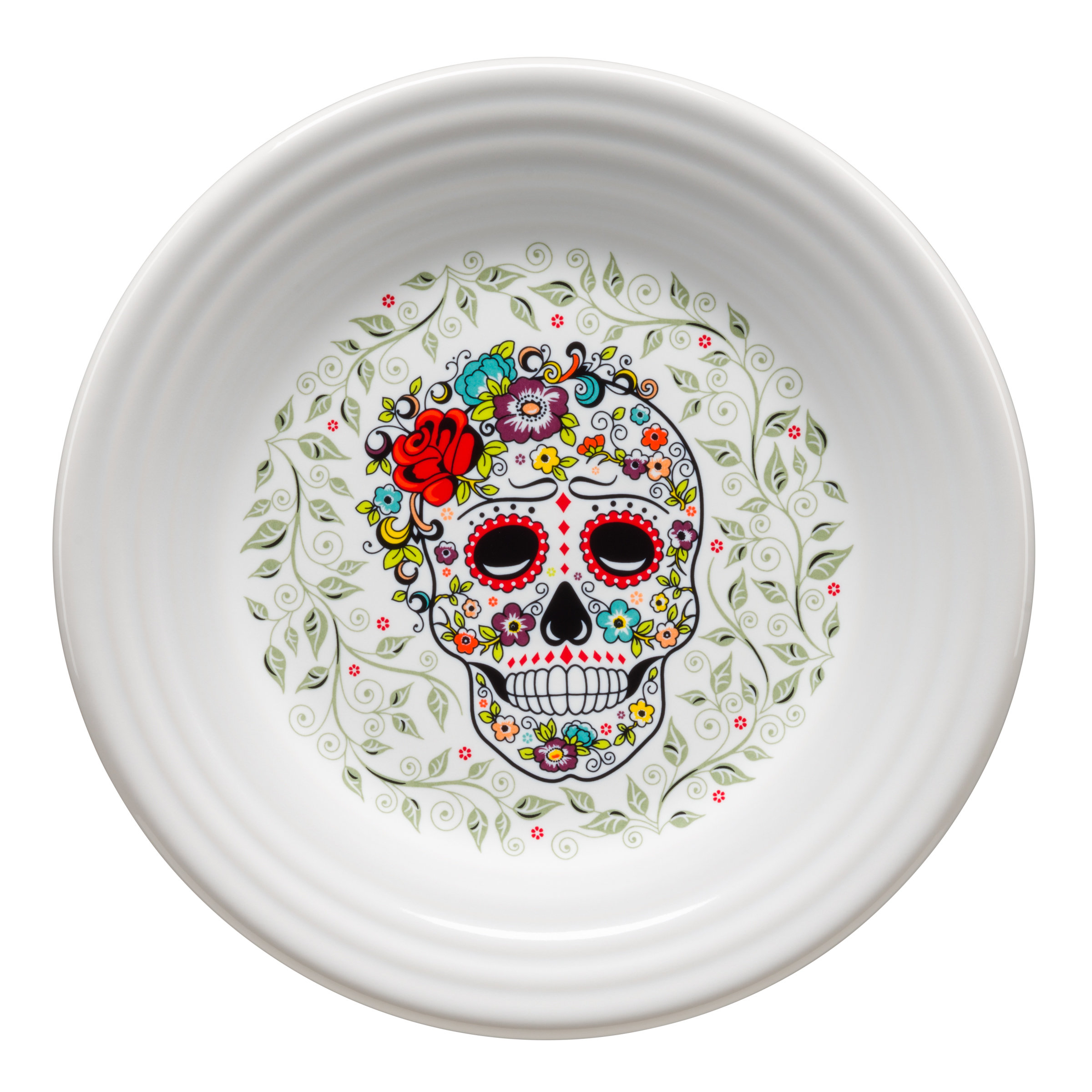 Fiesta SKULL AND VINE Sugar Classic Rim 9 Inch Luncheon Plate & Reviews ...