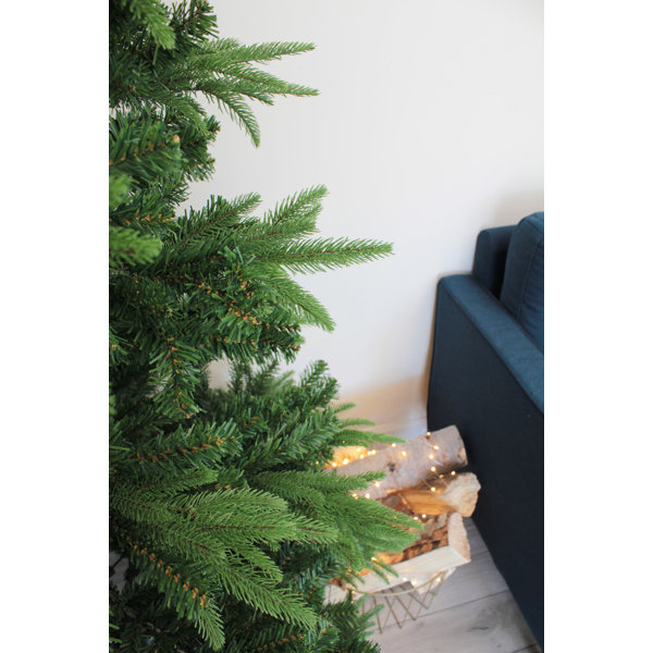 The Holiday Aisle® Easy Set-Up Christmas Tree with Realistic Needles ...