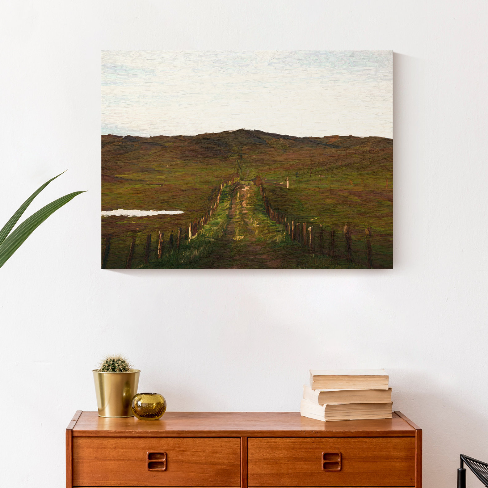 Loon Peak® Scottish Path - Unframed Painting Print on Canvas | Wayfair