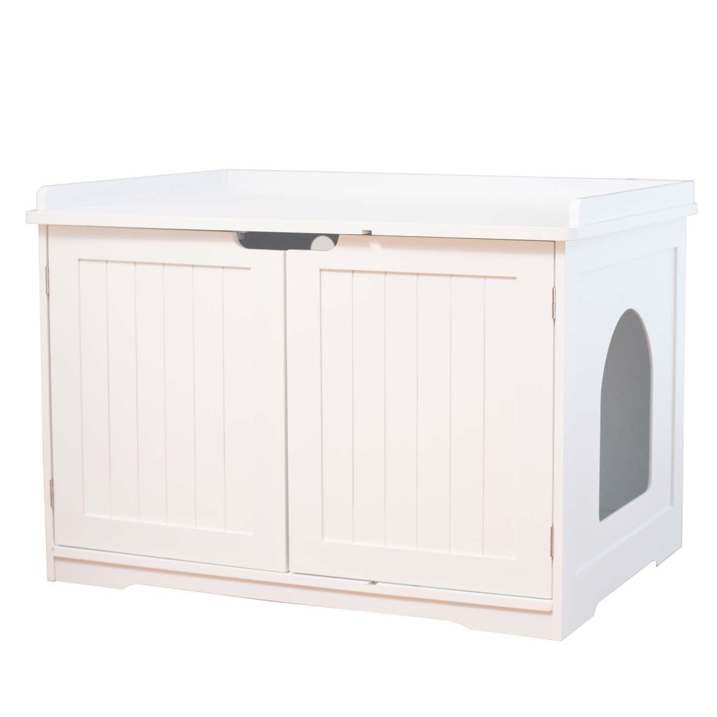 Winston Porter Litter Box Shell, Hidden Litter Box, Indoor Cat Room ...