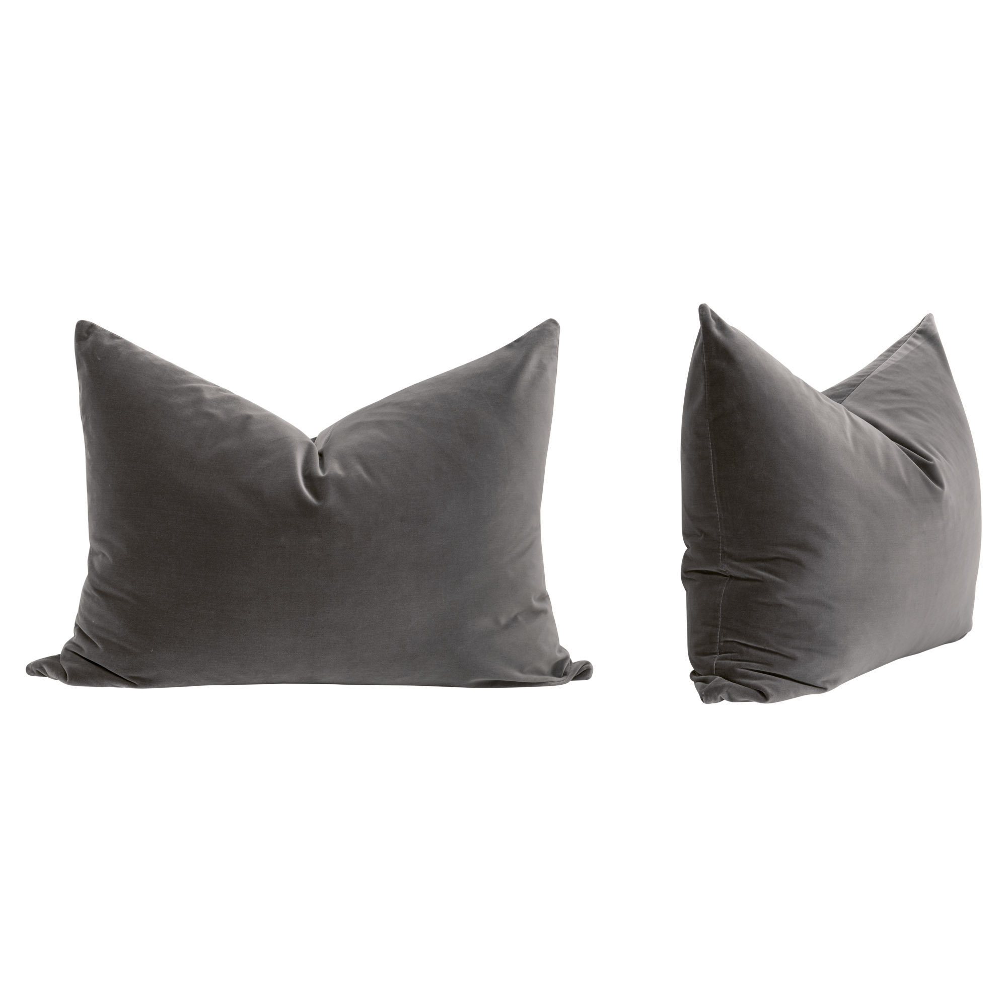 Orient Express Furniture Basic Cotton Blend Lumbar Rectangular Pillow ...