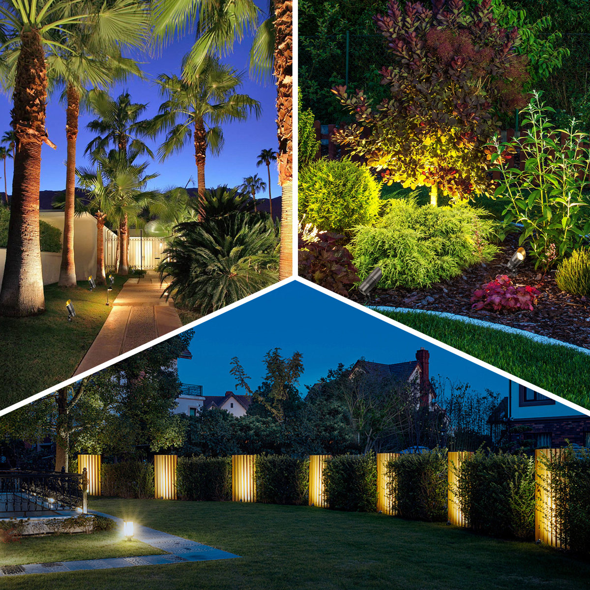 MW LIGHTING 12PK Adjustable LED Bullet Spot Light - Low Voltage ...