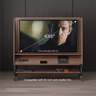 Hokku Designs Wooden Mobile TV Cabinet with Storage for Living Room ...