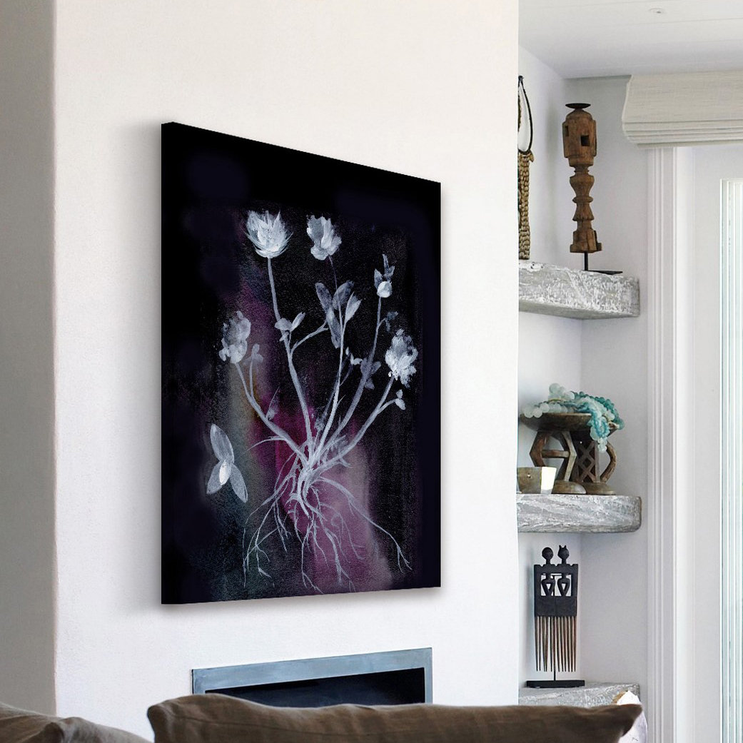 Marmont Hill 'Dark Garden' by Christine Lindstrom Painting Print on ...
