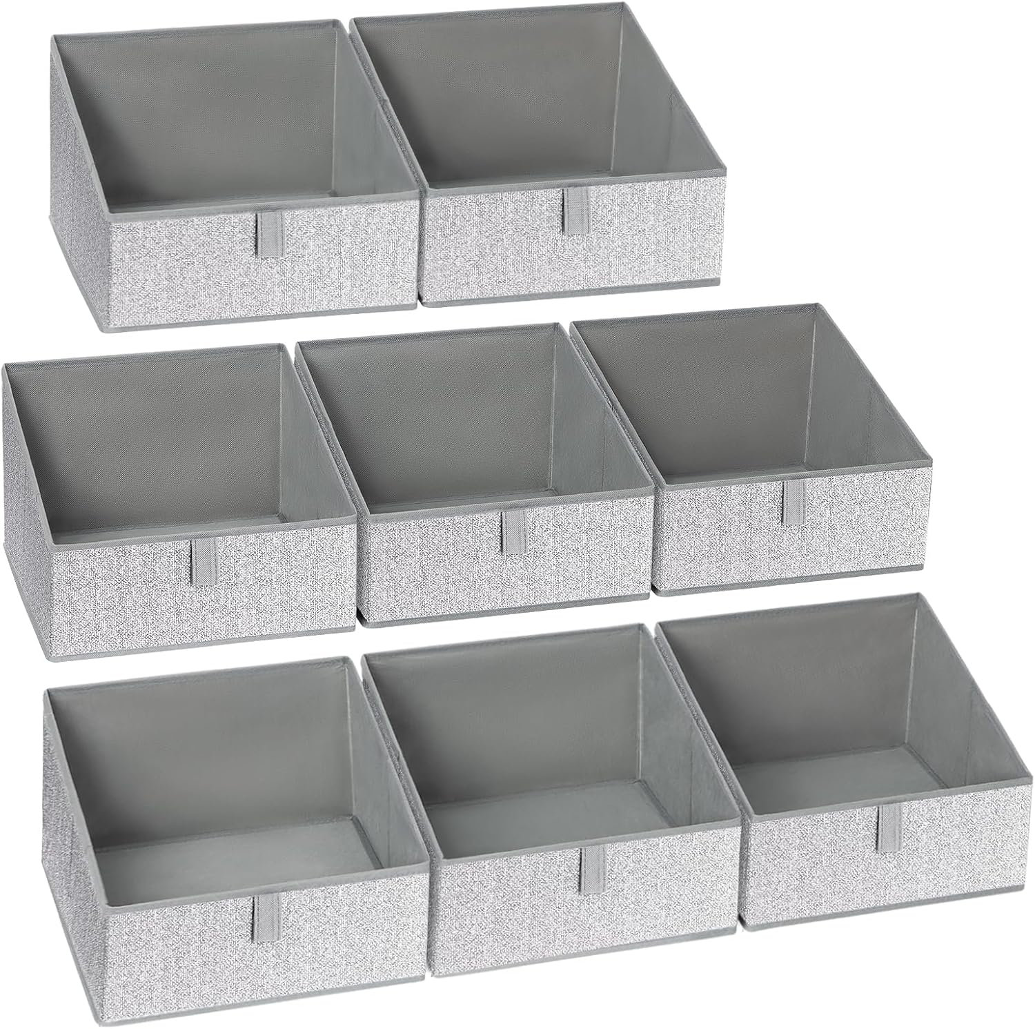 Hokku Designs Foldable Trapezoid Storage Bins With Handles, Closet ...