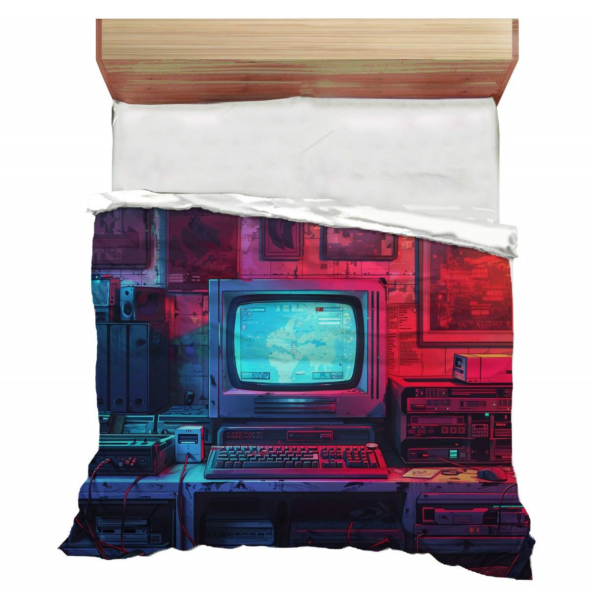 VisionDecor Computer Setup Bedding Technology Comforter Cyber | Wayfair
