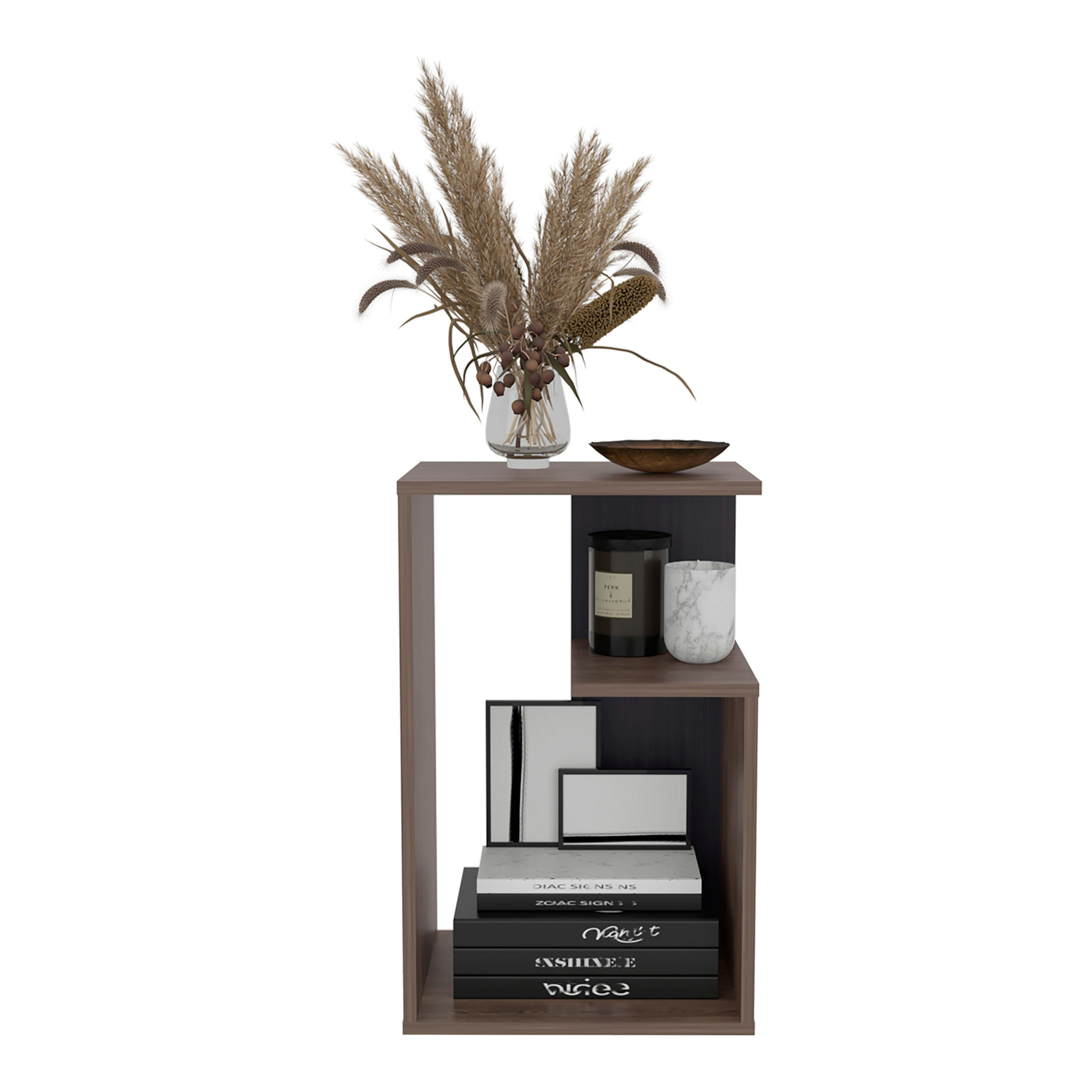 Ebern Designs Everet 25" High 3-Tier Shelf Side Table - Wayfair Canada