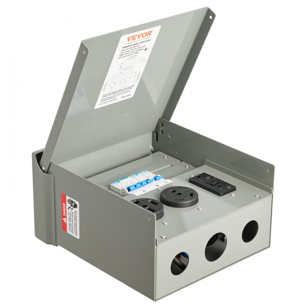 Stellweilan Tessberg Temporary Power Outlet Panel RV Electrical Panel ...