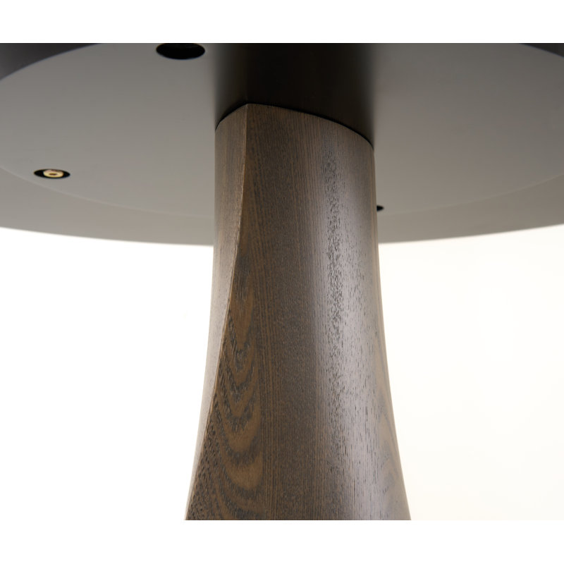 Orren Ellis Calvary - Mid-century Modern Ceramic + Grey Ash Bar Table ...