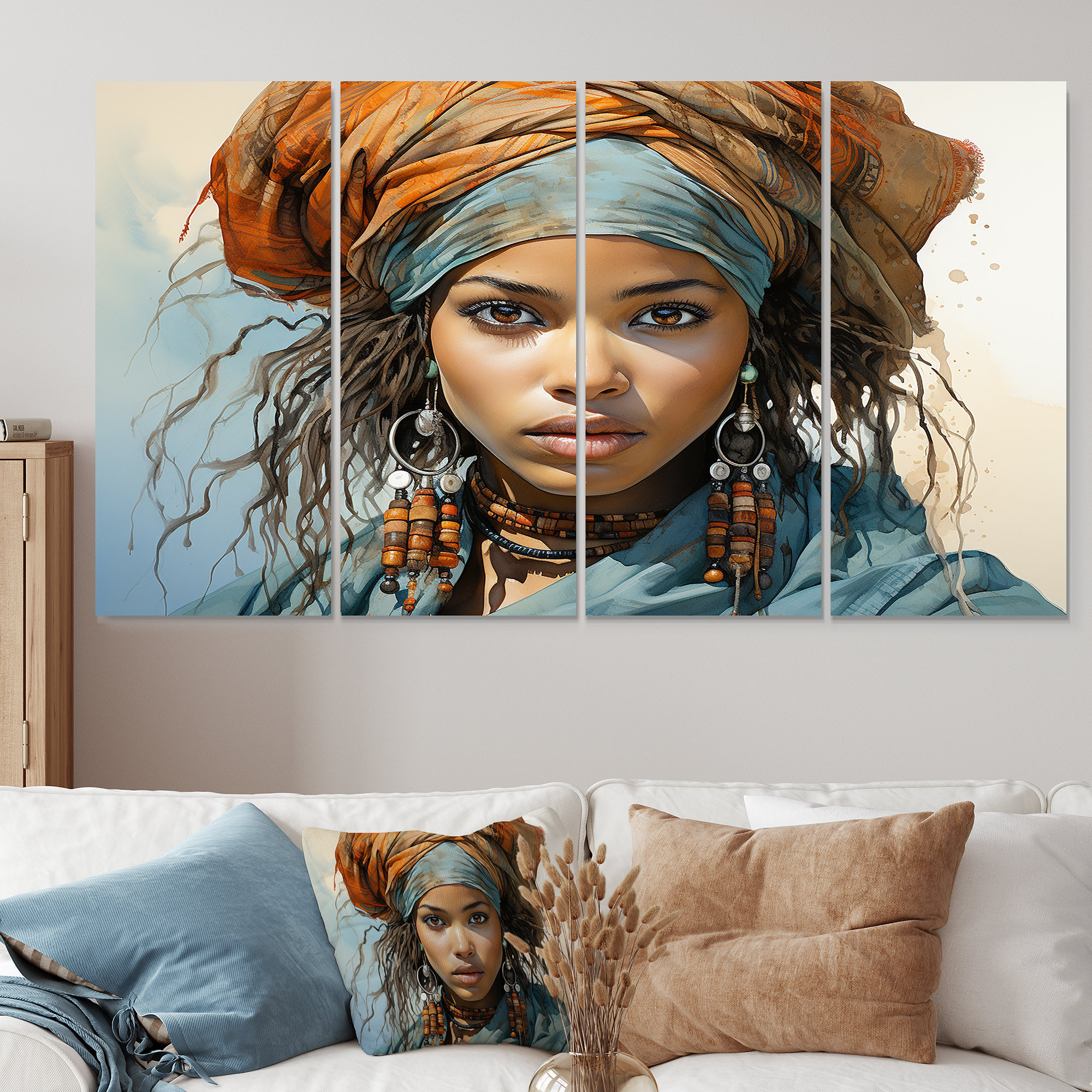 Dakota Fields Somali Bantu African Woman Portrait I - African Tribal 4 ...