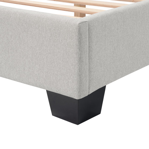 Latitude Run® Reinette Upholstered Wingback Platform Bed & Reviews ...