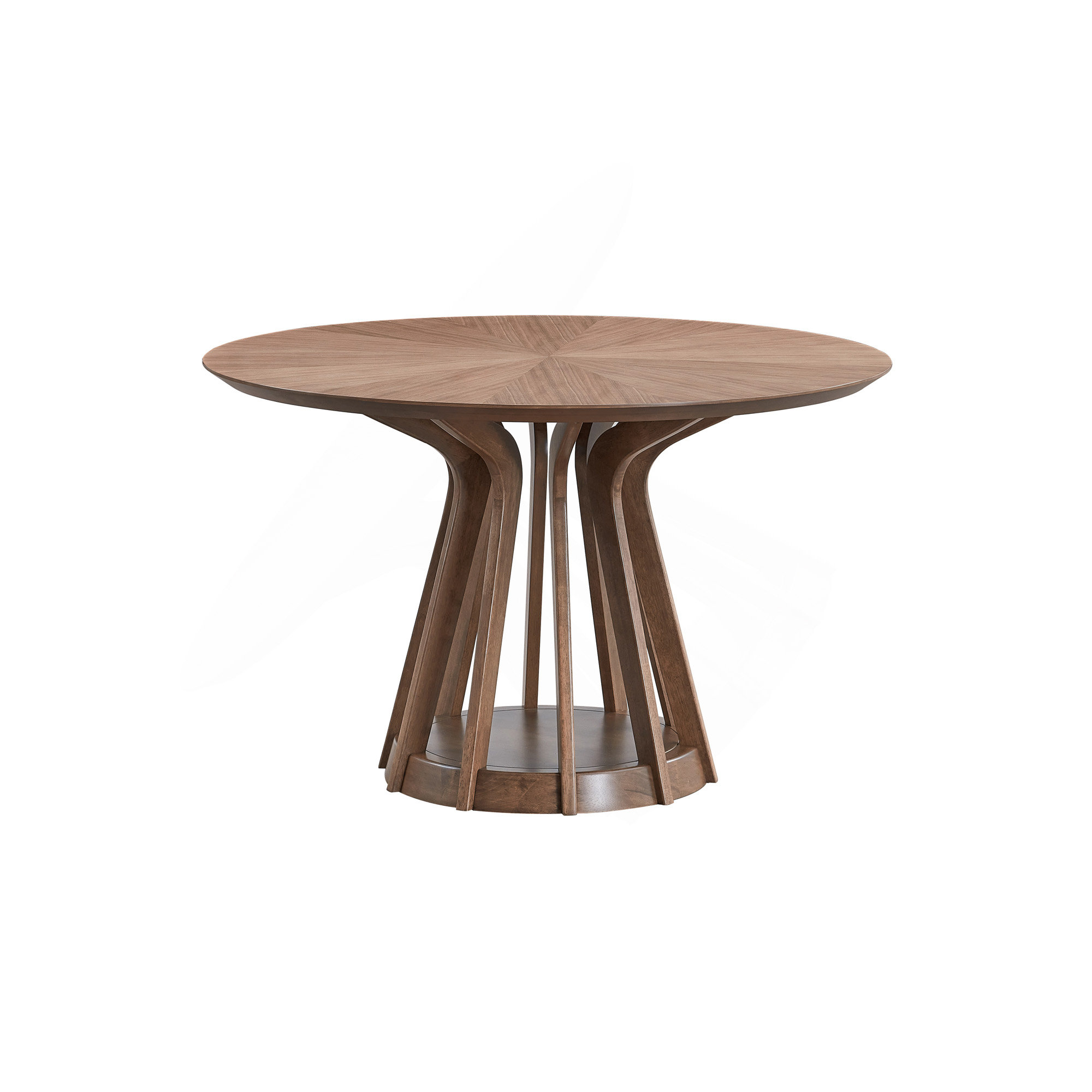 George Oliver Exquisite Wood Round Dining Table With Sturdy ...