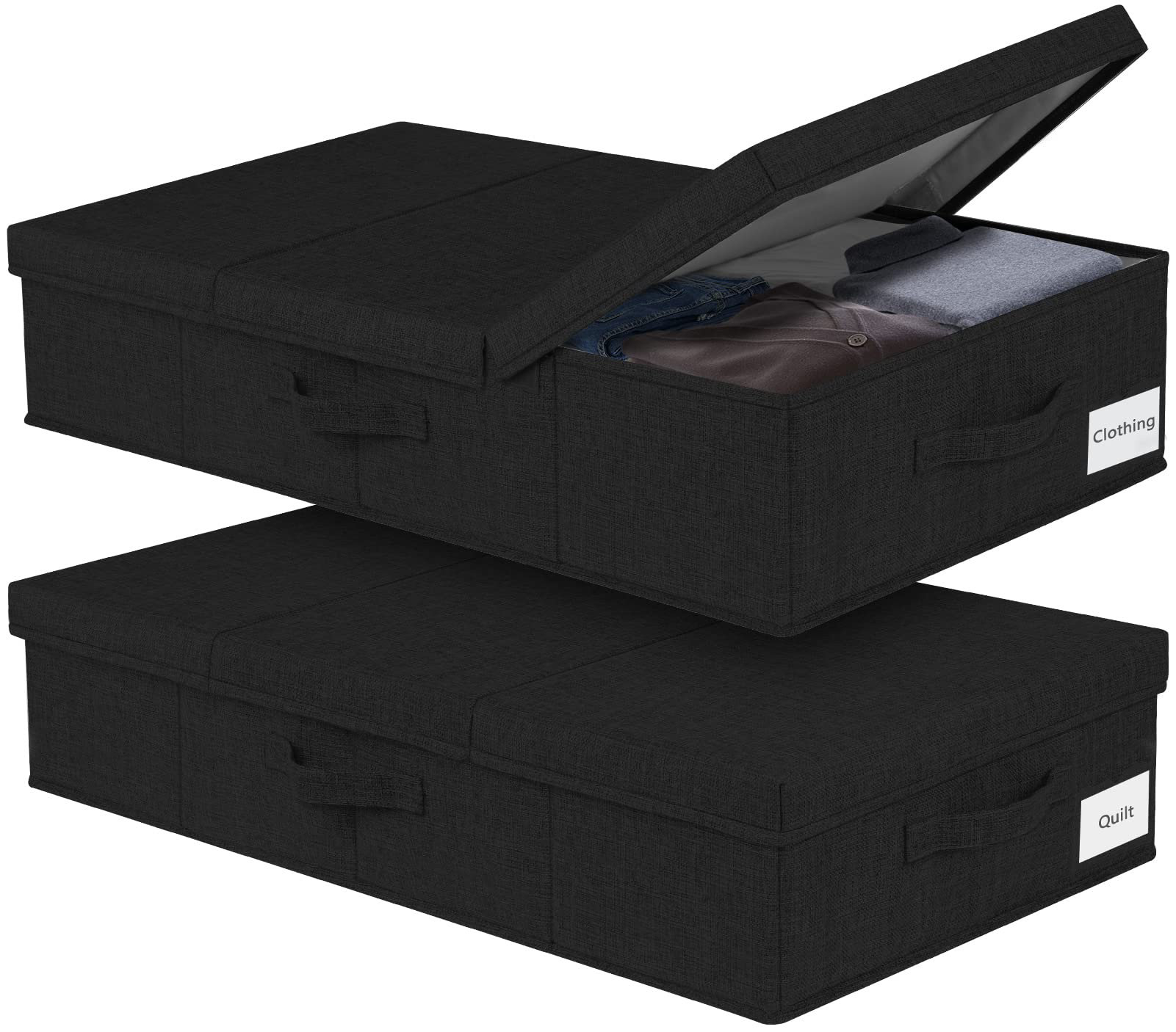 Rebrilliant Under Bed Storage, Large Underbed Storage Containers With ...