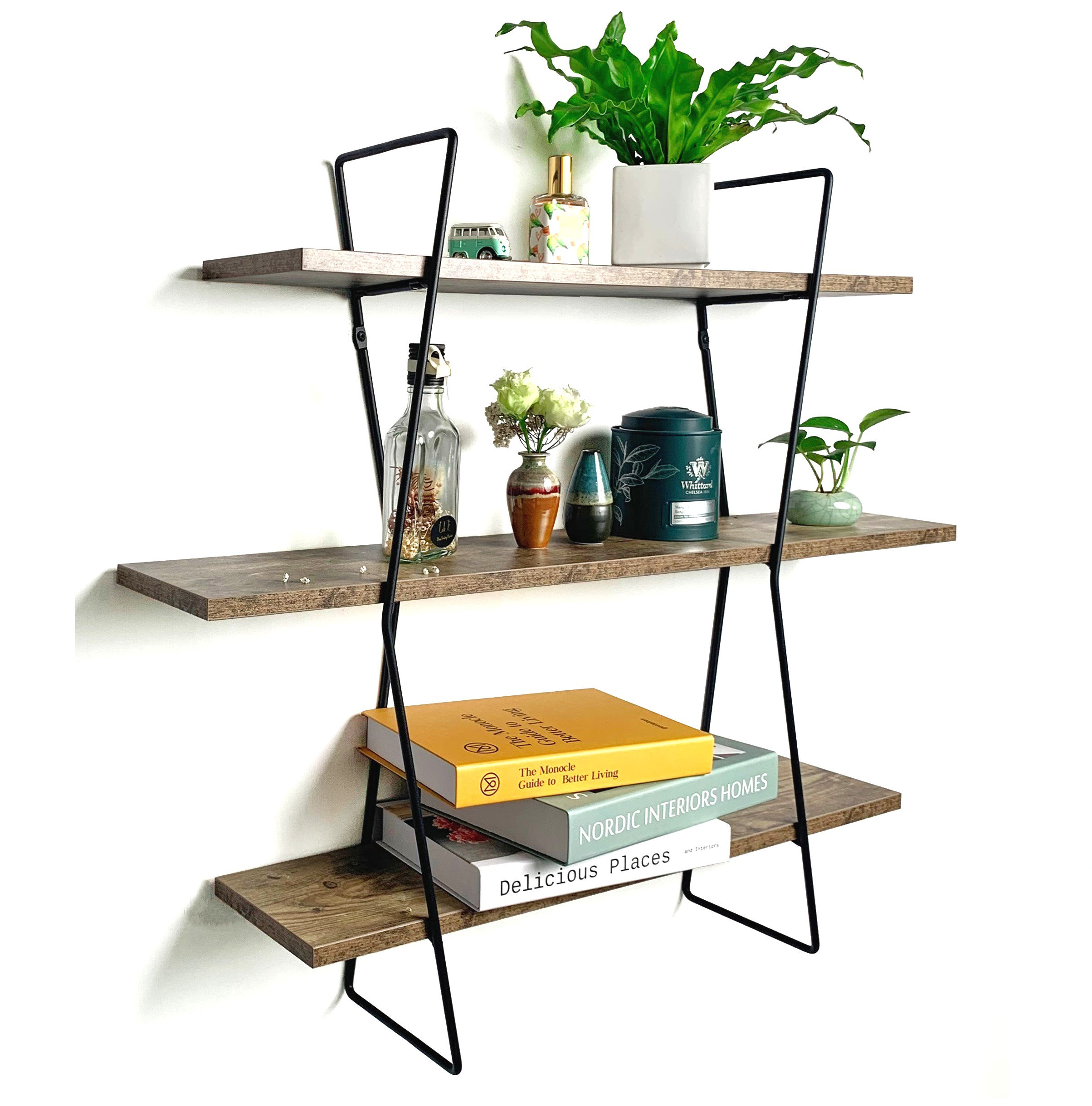 17 Stories 3 Piece Tiered Floating Shelf & Reviews - Wayfair Canada
