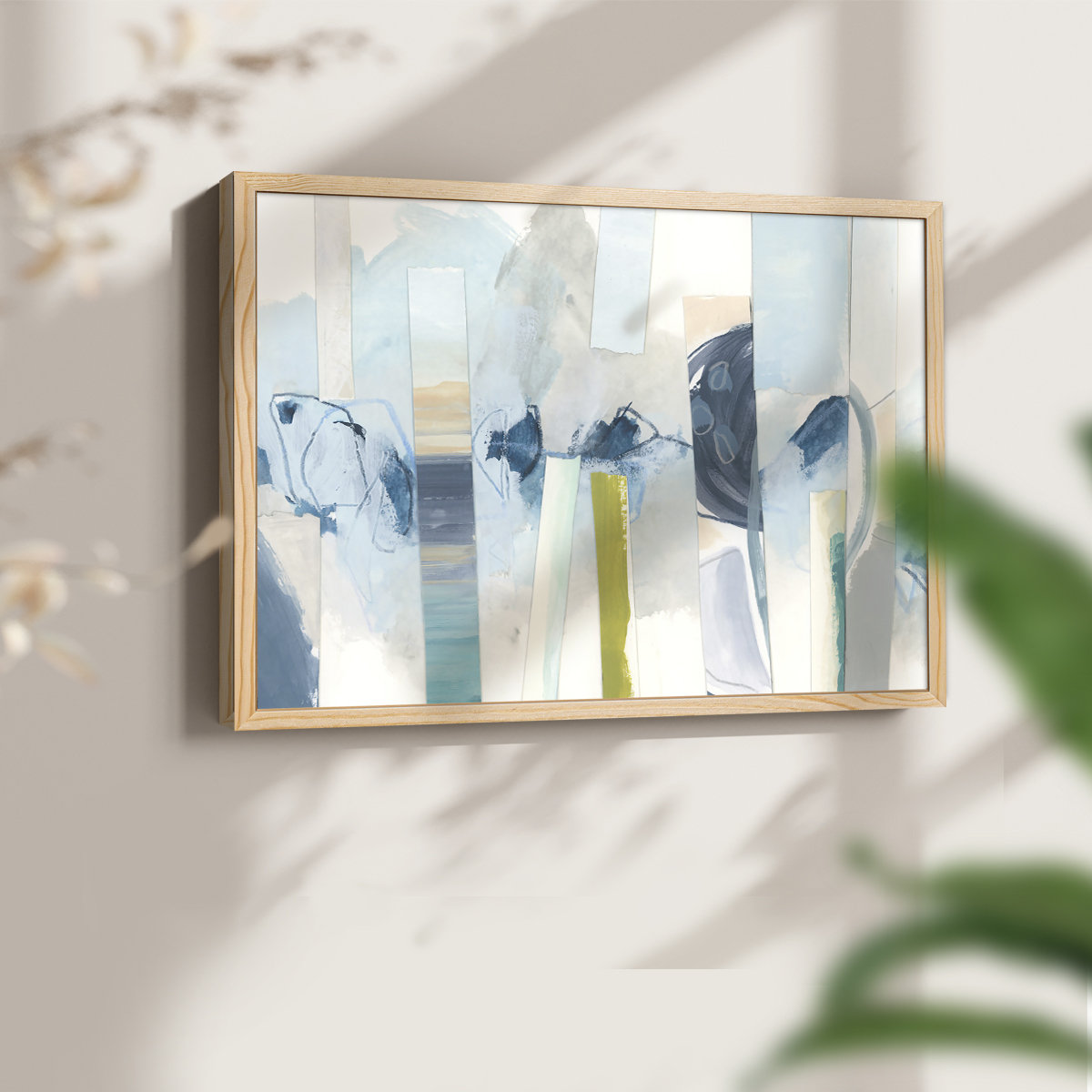 Wrought Studio™ Liquid Strata I -Framed Print - Restickable | Wayfair