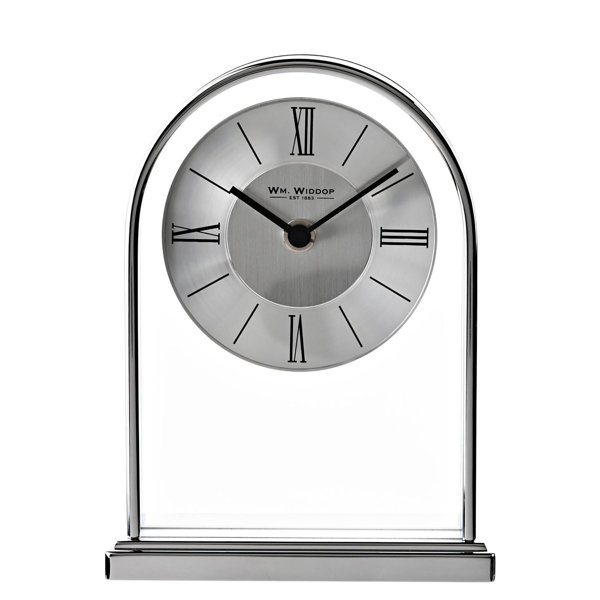 Wm Widdop Glass Wall Clock | Wayfair.co.uk