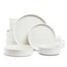 over&back Stackable 16-Piece Semi Hand-Finished Stoneware Dinnerware ...