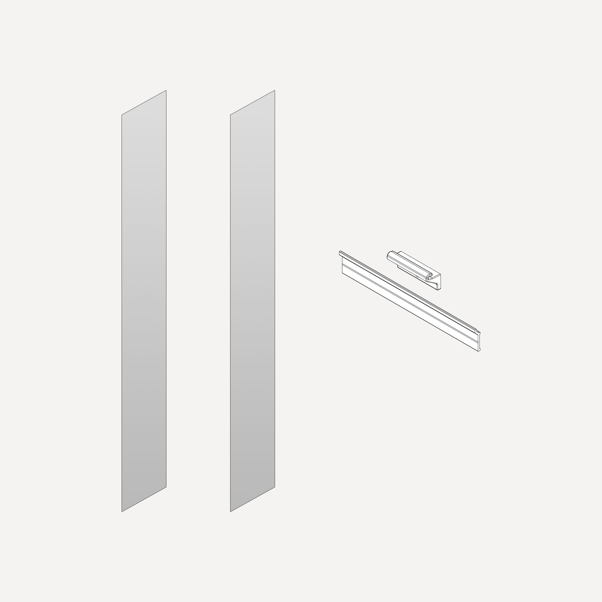 Robern Surface-Mount And Ganging Kits, For M Series Reserve And PL ...