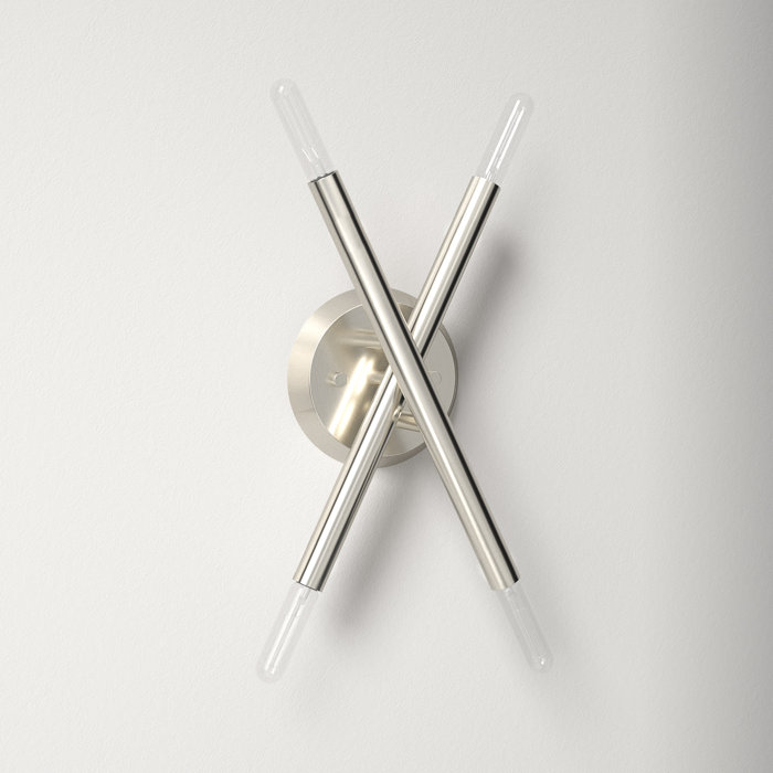 Poco Steel Armed Sconce & Reviews | AllModern