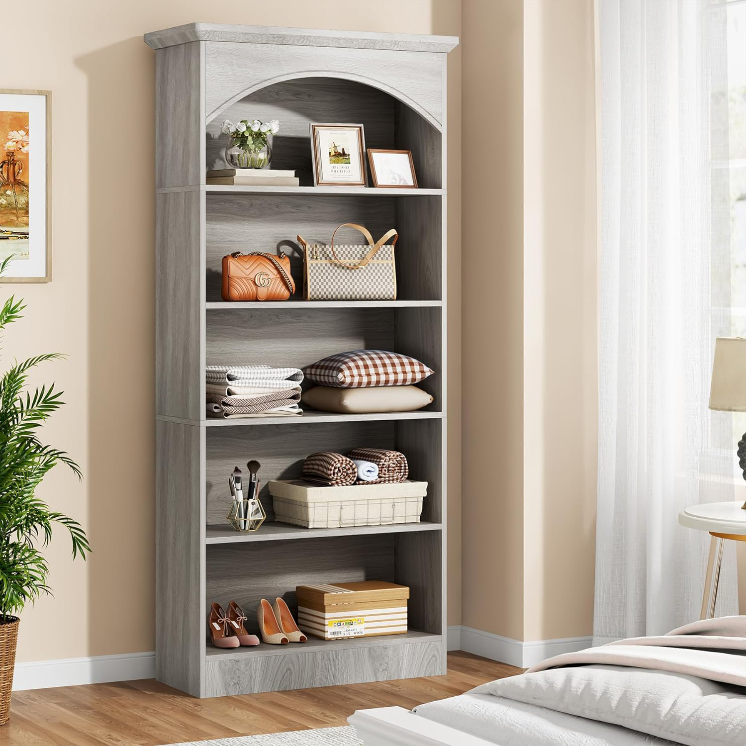 Latitude Run® 70.9'' Tall Bookcase | Wayfair