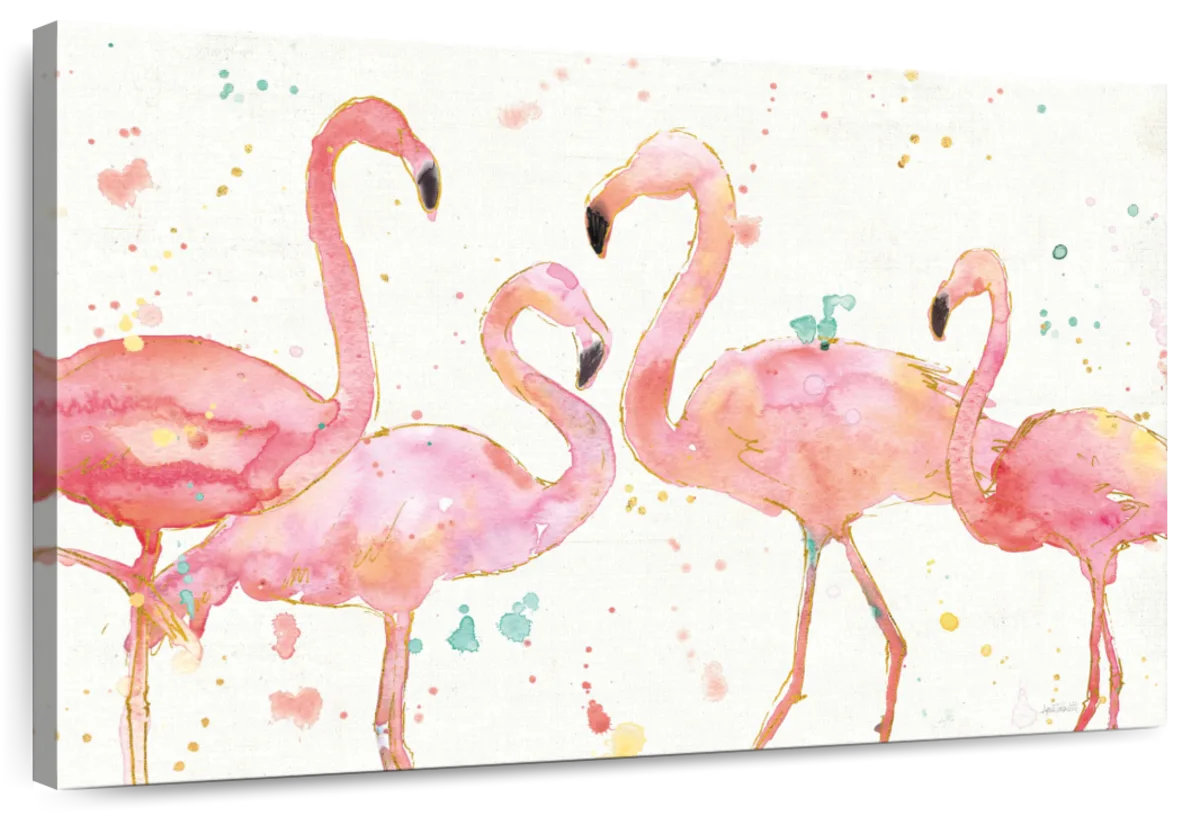 Ebern Designs Brampt Flamingo Fever I | Wayfair